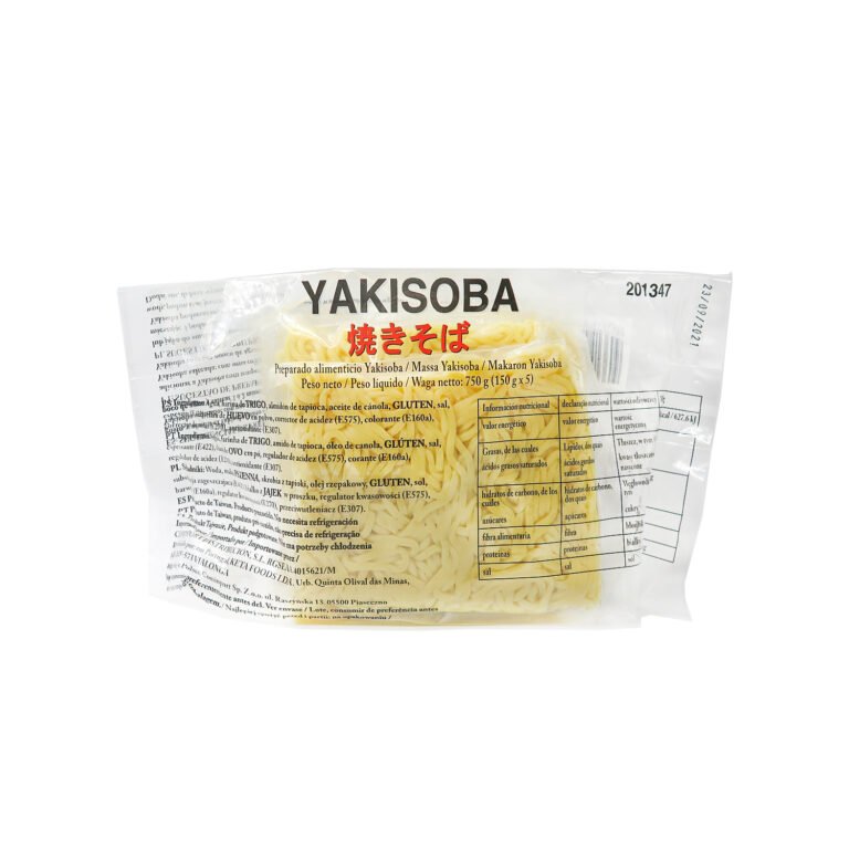 Japoniški Yakisoba makaronai 750 g (150gx5) - Narushi.lt